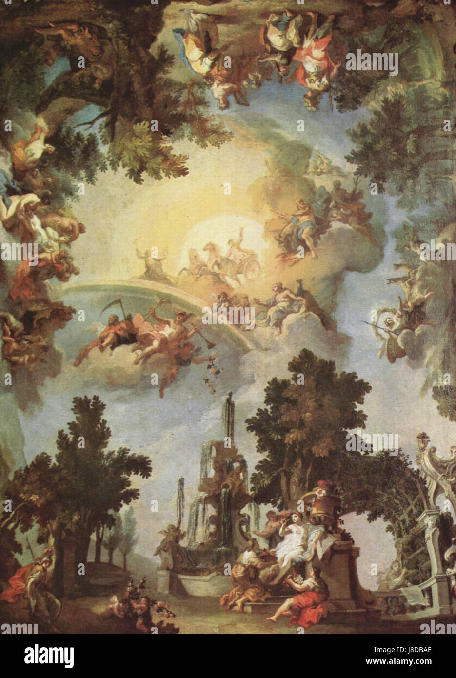 Johann Baptist Zimmermann was an influential German painter and ...