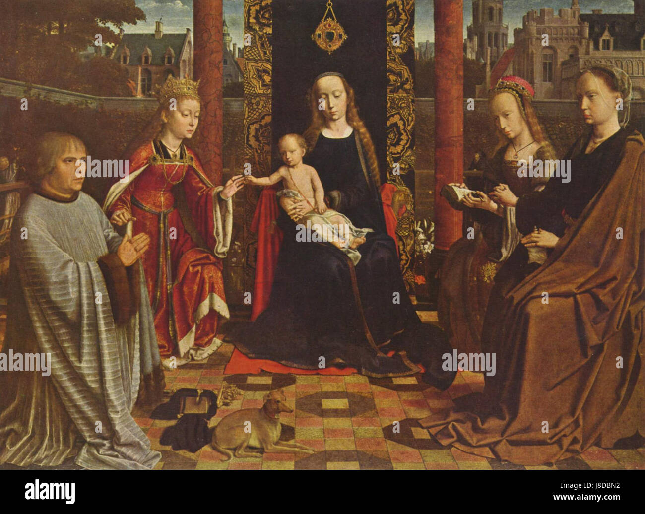 A reference to Gerard David's artwork, highlighting his significant ...