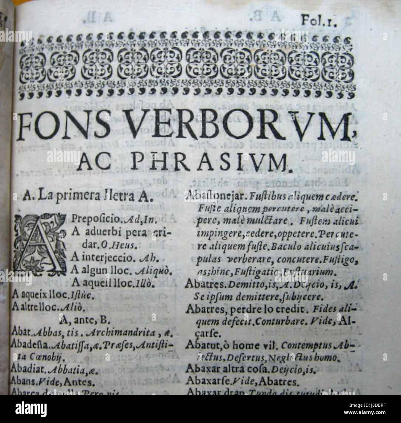 Verborum hi-res stock photography and images - Alamy