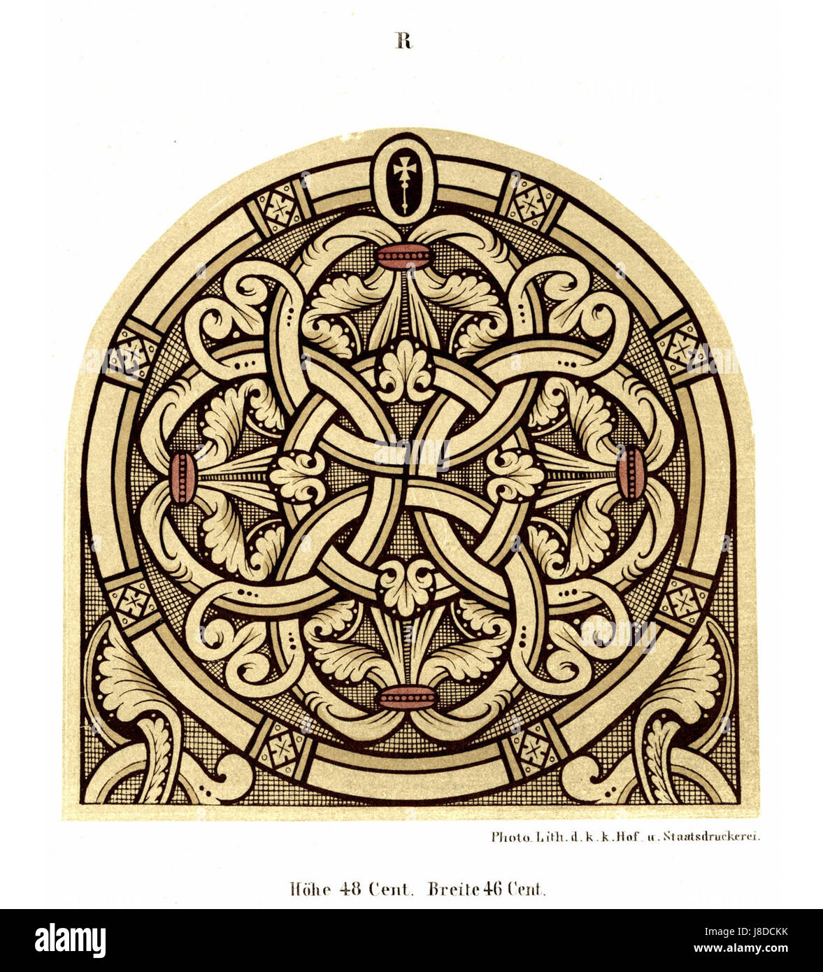 The stained glass windows of Heiligenkreuz Abbey’s cloister (Kreuzgang ...