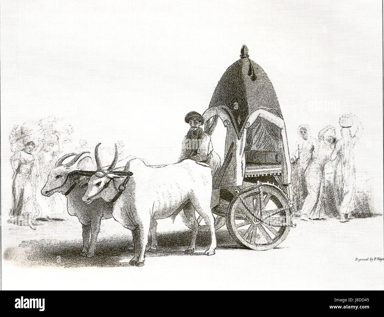 The 'Indian Cart' likely refers to a traditional cart used in Indian ...