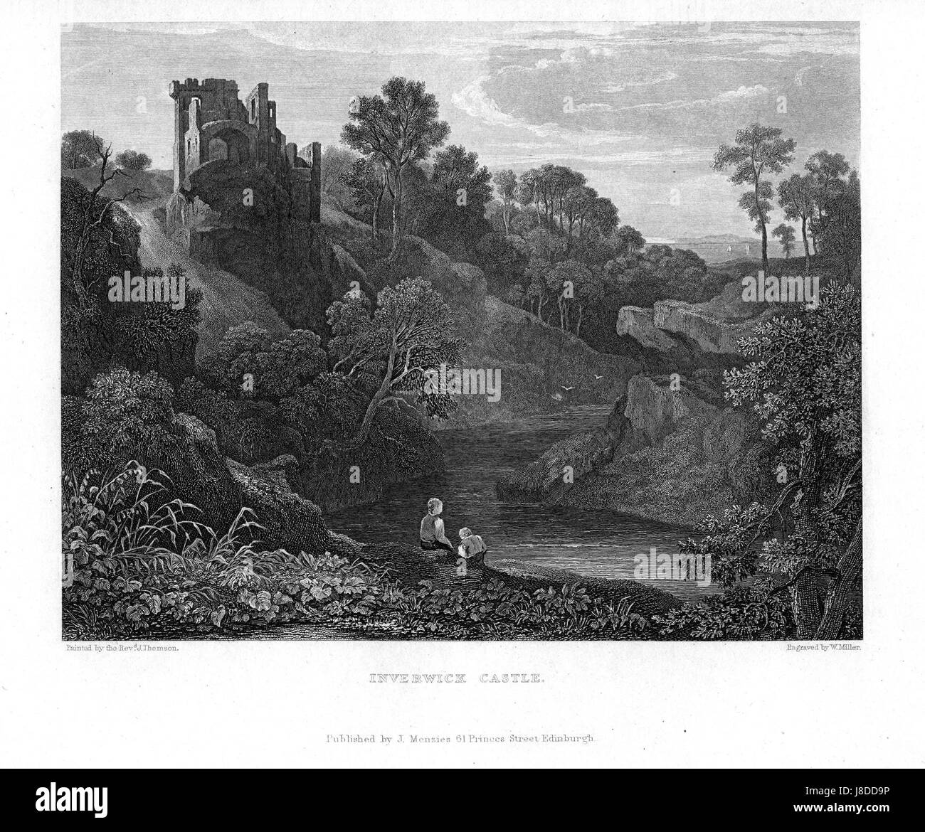 Scotland 1800s engraving hi-res stock photography and images - Alamy