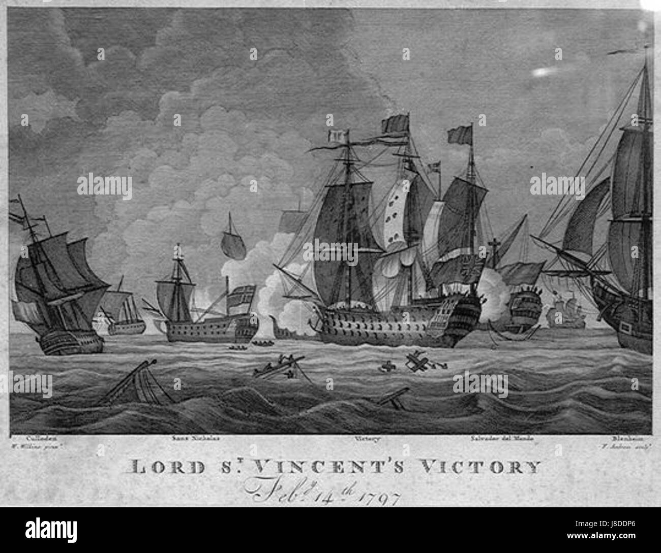Lord St. Vincent's victory refers to a naval victory achieved by ...