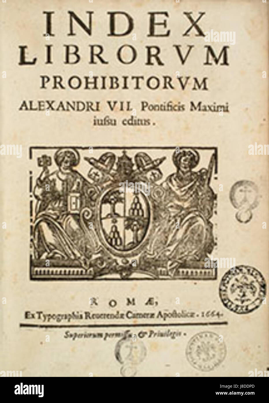 The Index Alessandro VII, dated 1664, was an important papal document ...