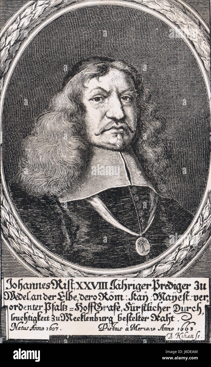 Johannes Rist (1607 1667 Stock Photo - Alamy