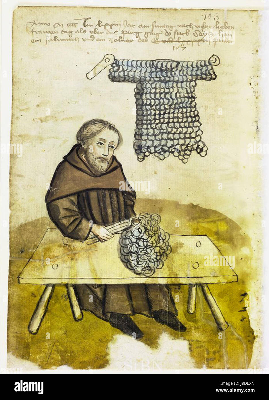 Mendel I 092v is a manuscript page from a historical book, likely ...