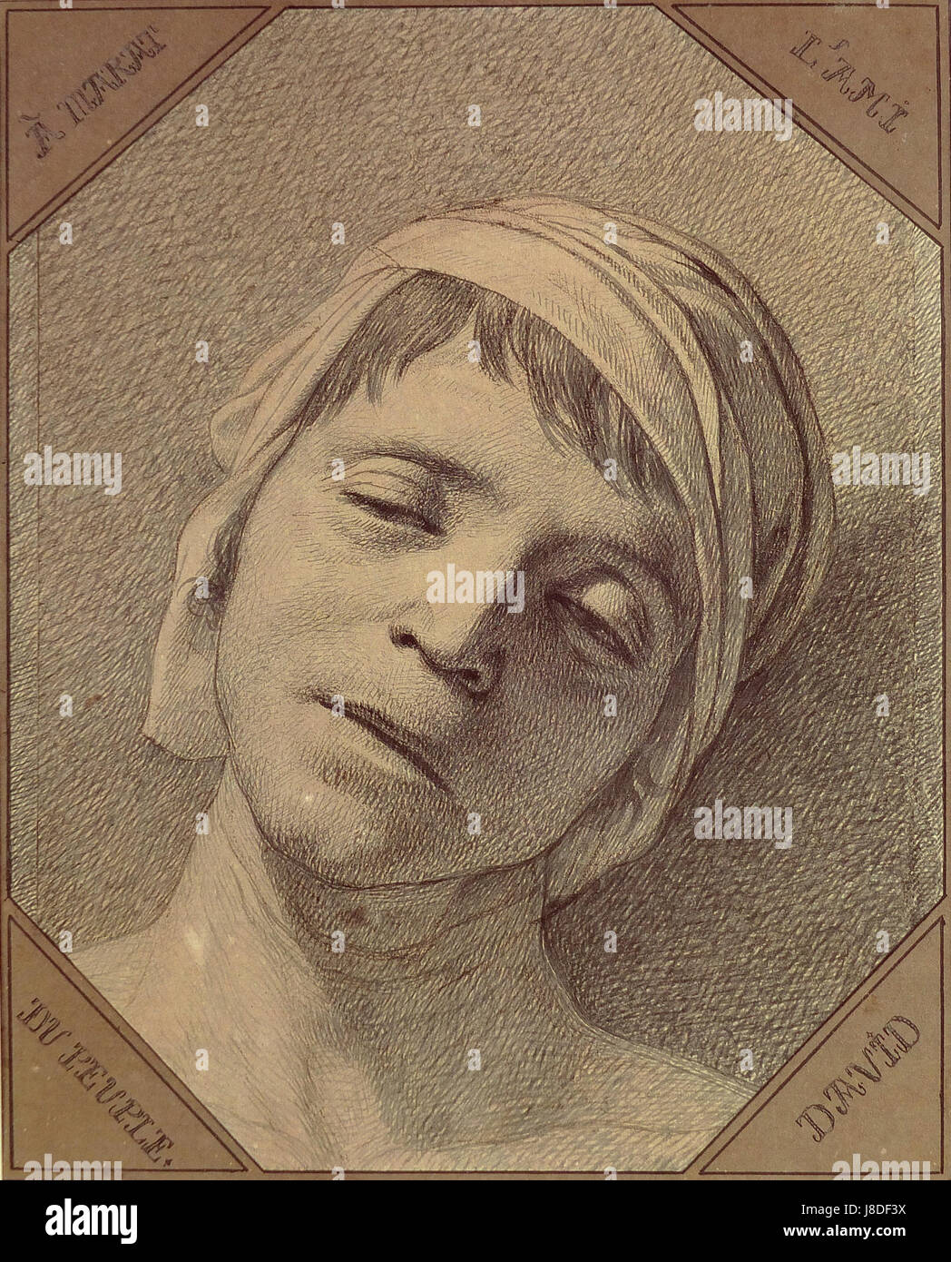 'Marat' is a famous portrait of Jean-Paul Marat, painted by Jacques ...