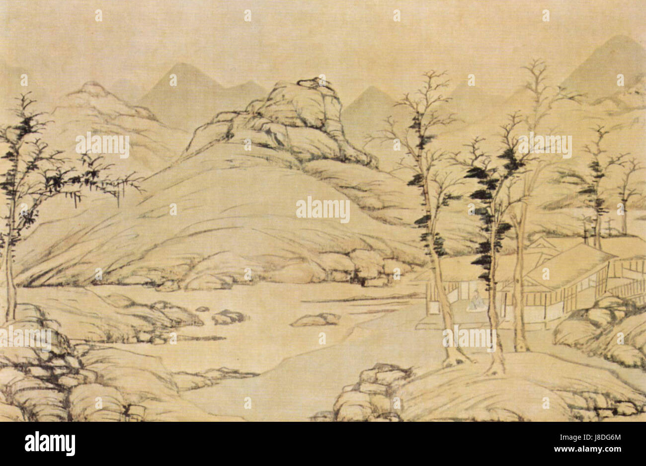 'Lu Chih 001' is likely an artistic or historical reference to a work ...