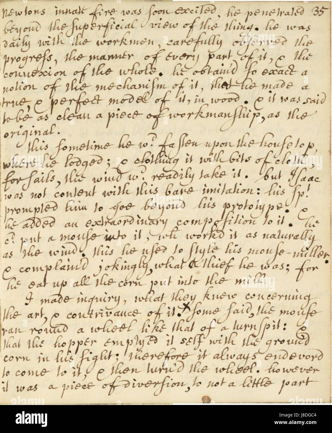 'Memoirs of Sir Isaac Newton's life 086' refers to a biographical work ...