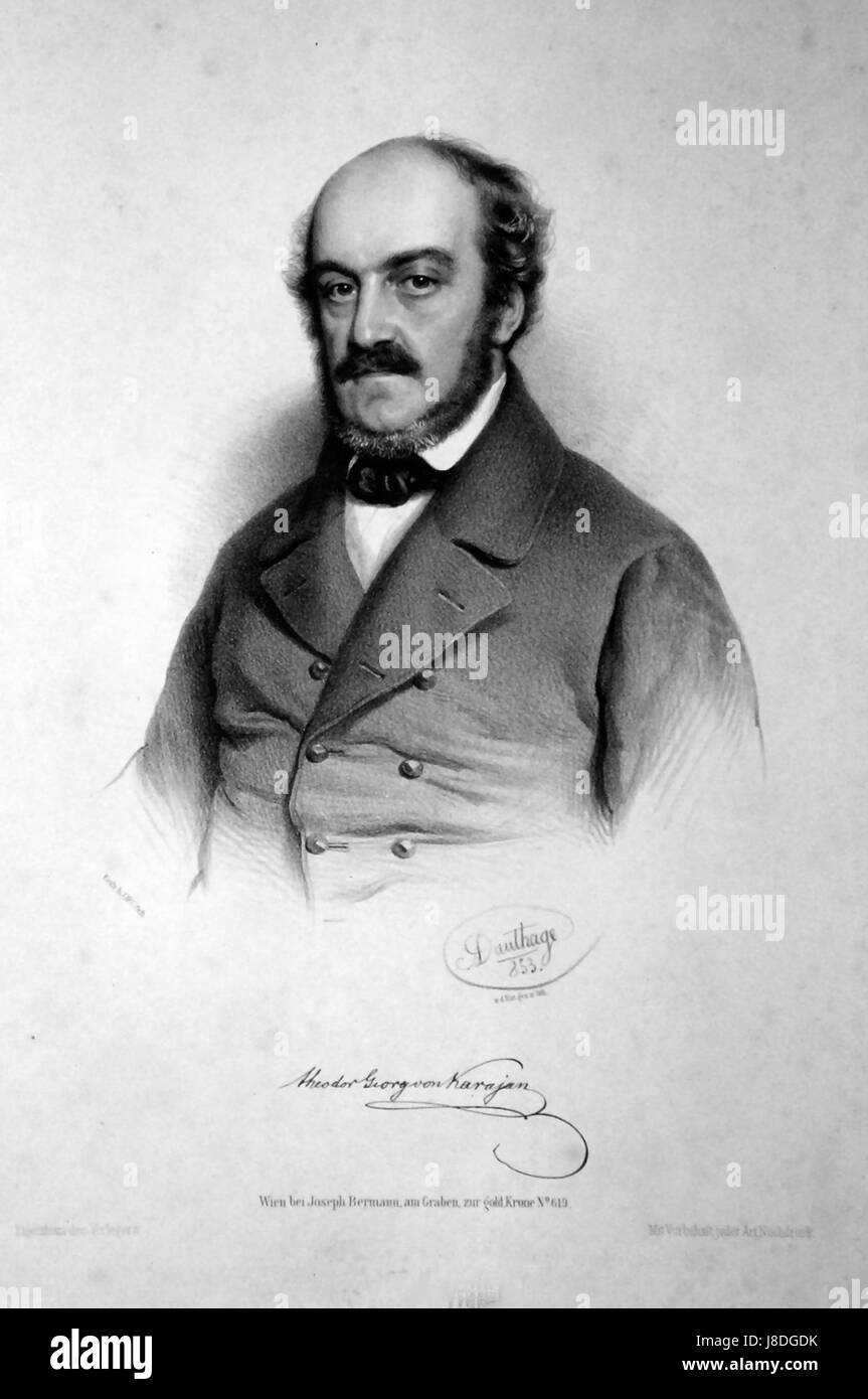 Theodor von Karajan Stock Photo - Alamy