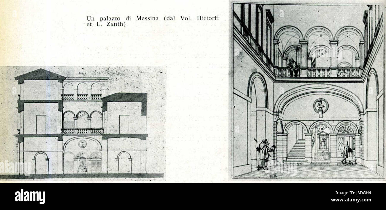 The Palazzo Strada Ferdinando 36 in Messina, Italy, is a historic ...