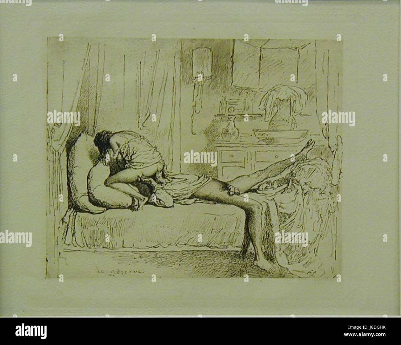 This image shows Michael von Zichy's 'Liebe' from 1911, a painting ...