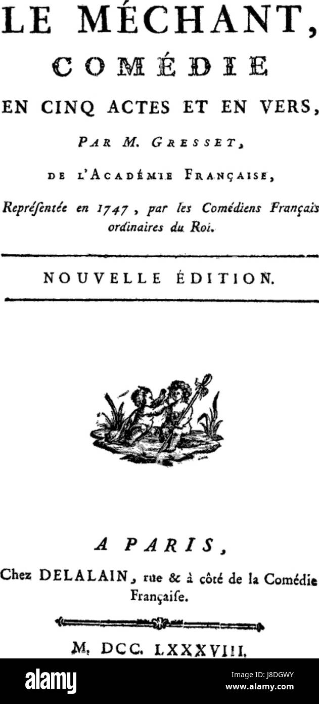 The title 'GressetMechant' likely refers to the French poet and ...