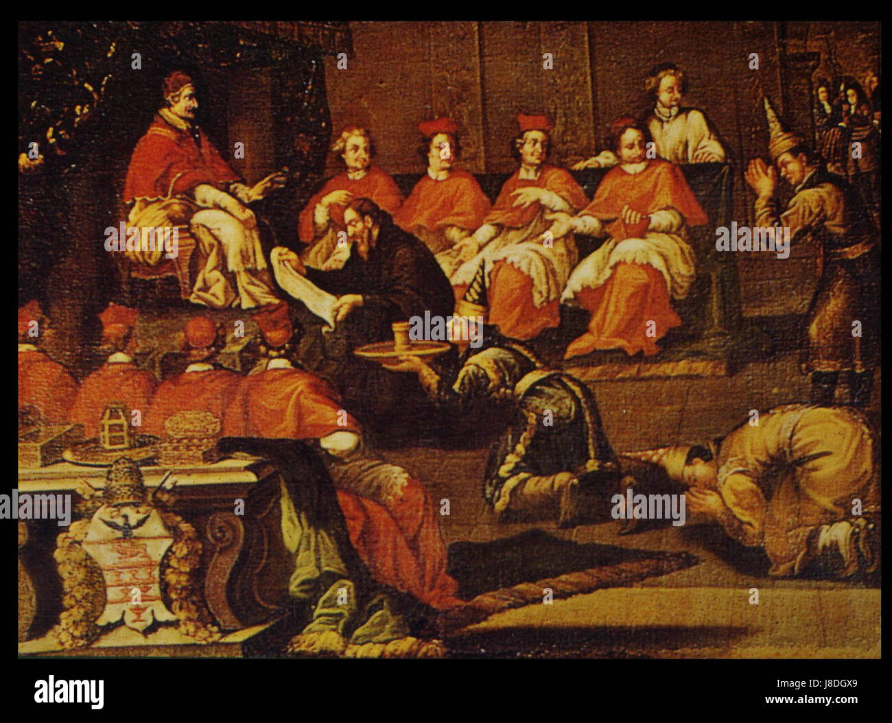 Pope Innocent XI, who reigned from 1676 to 1689, is depicted in this ...