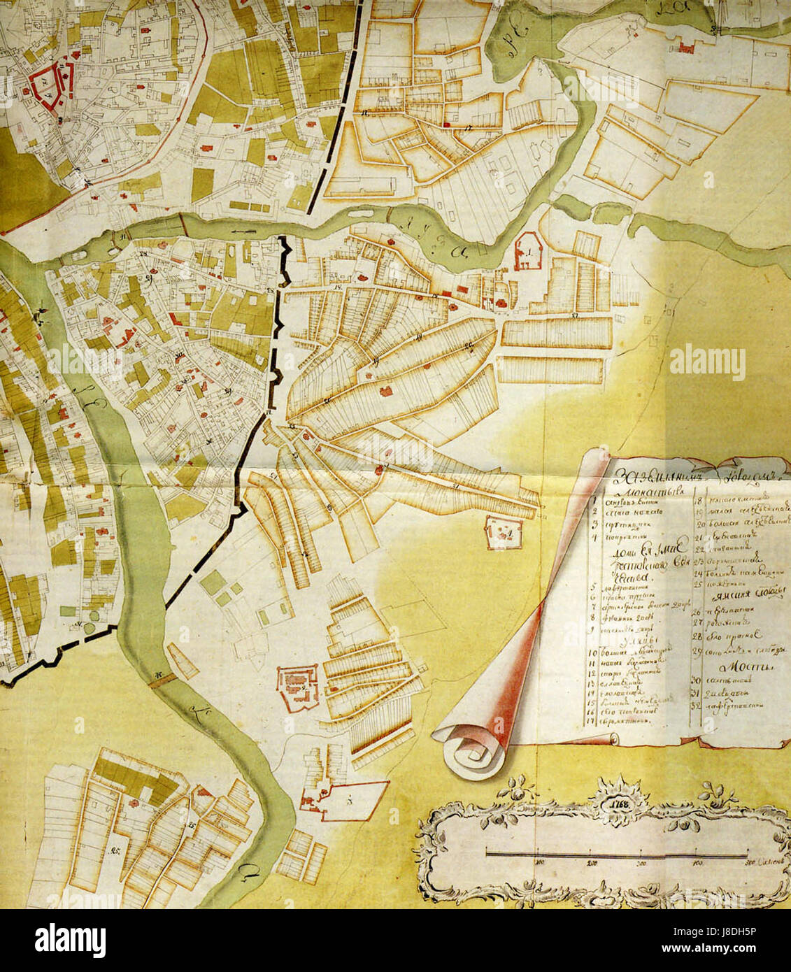 Ancient moscow map hi-res stock photography and images - Alamy