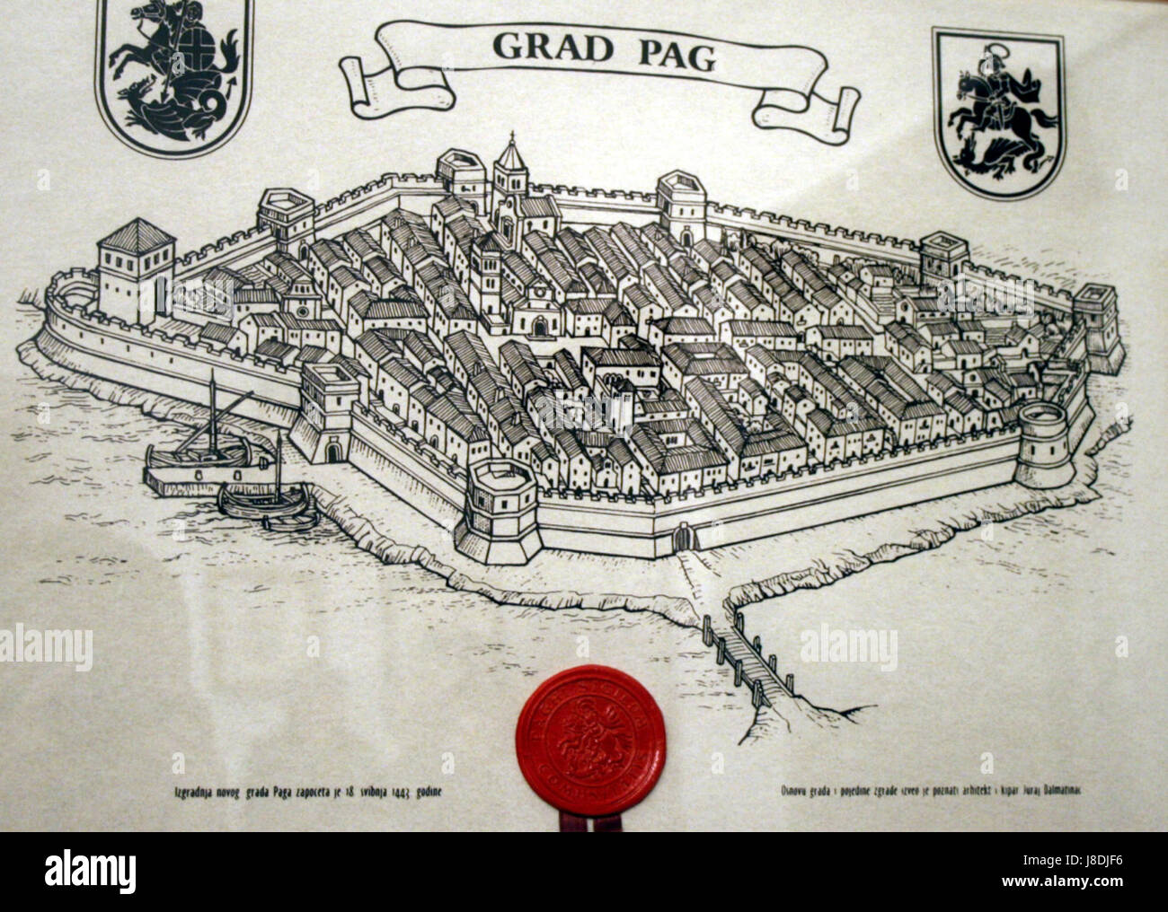 Grad Pag 1443 Stock Photo - Alamy