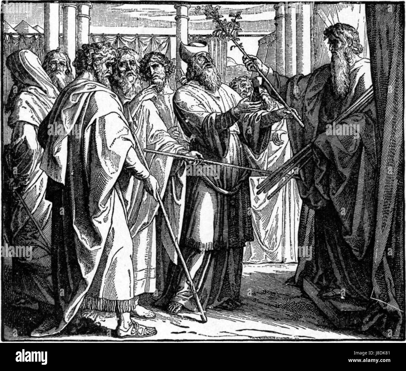 This image from the 'Foster Bible Pictures' series depicts the biblical ...