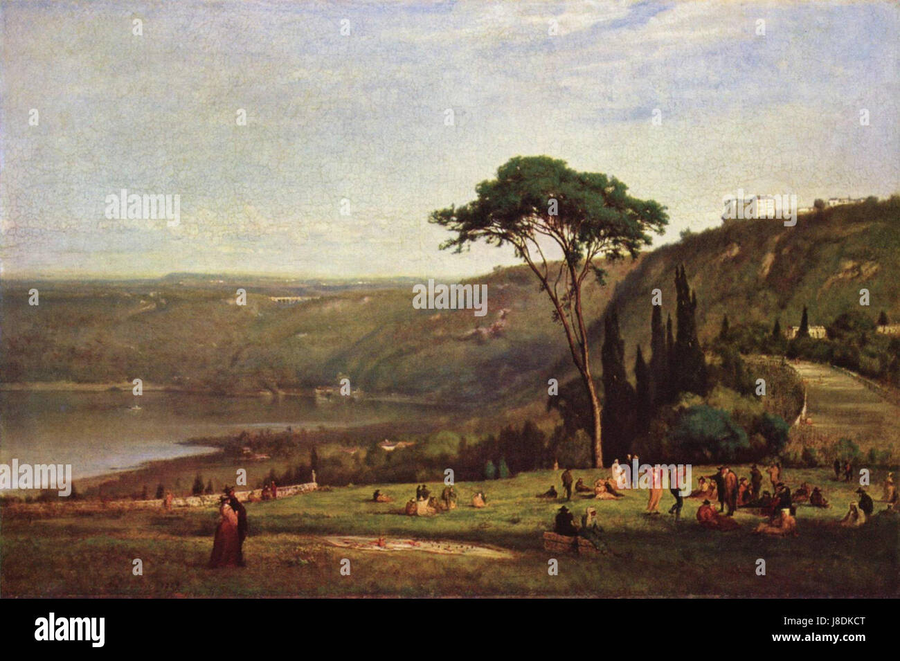 This work by George Inness demonstrates his signature style of ...