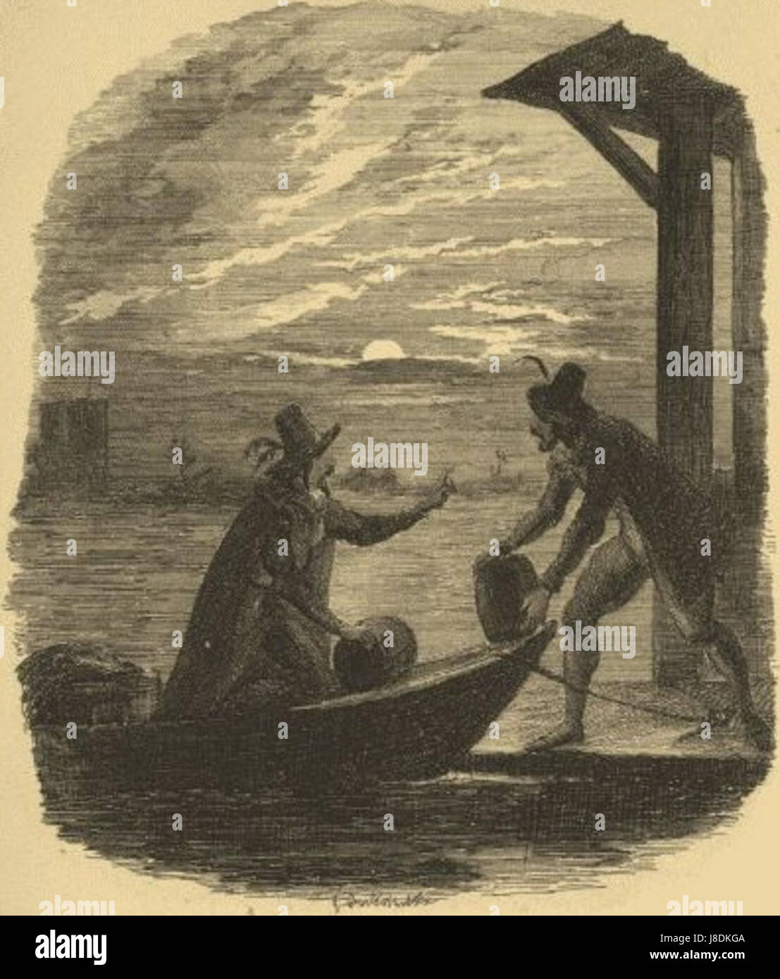 This historical image depicts Guy Fawkes and Robert Catesby, key ...