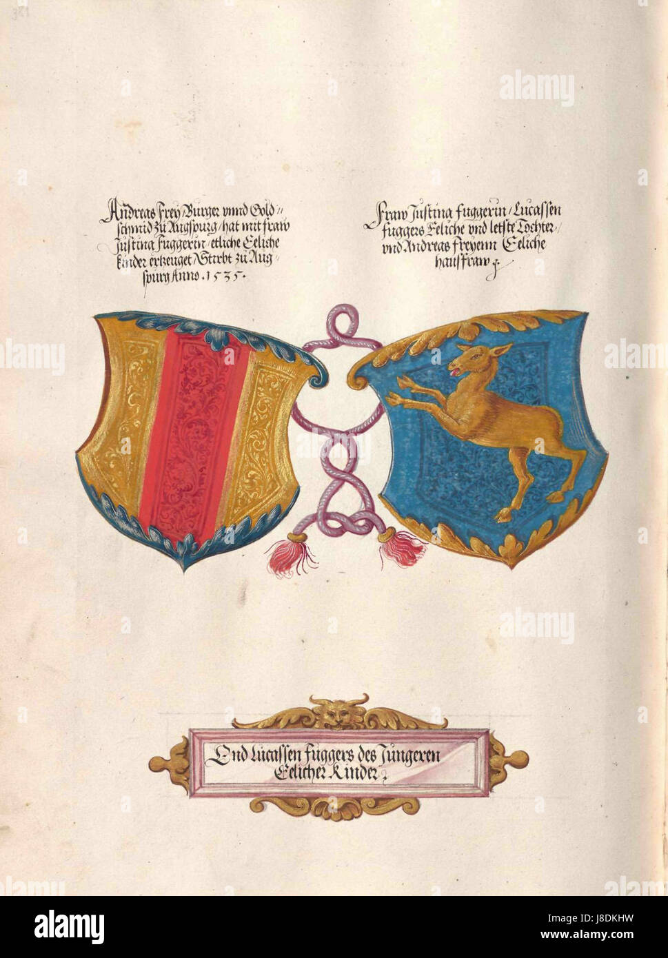 The *Fugger Ehrenbuch* (Fugger Honor Book) is a historical document ...