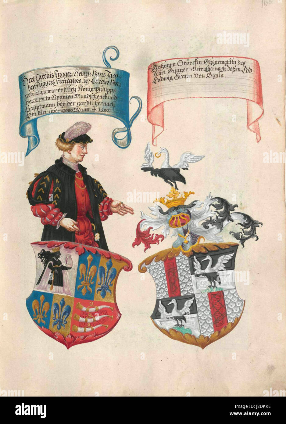 The 'Fugger Ehrenbuch,' dating back to 163, is a commemorative book ...