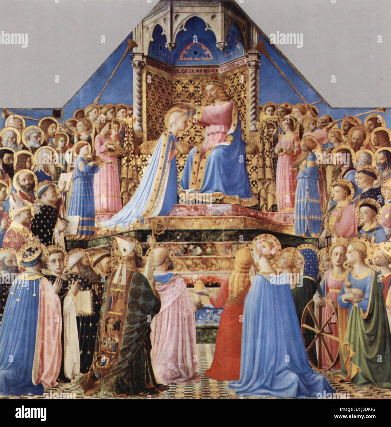 An artwork titled 'Fra Angelico 082', inspired by the Italian painter Fra Angelico. The piece ...