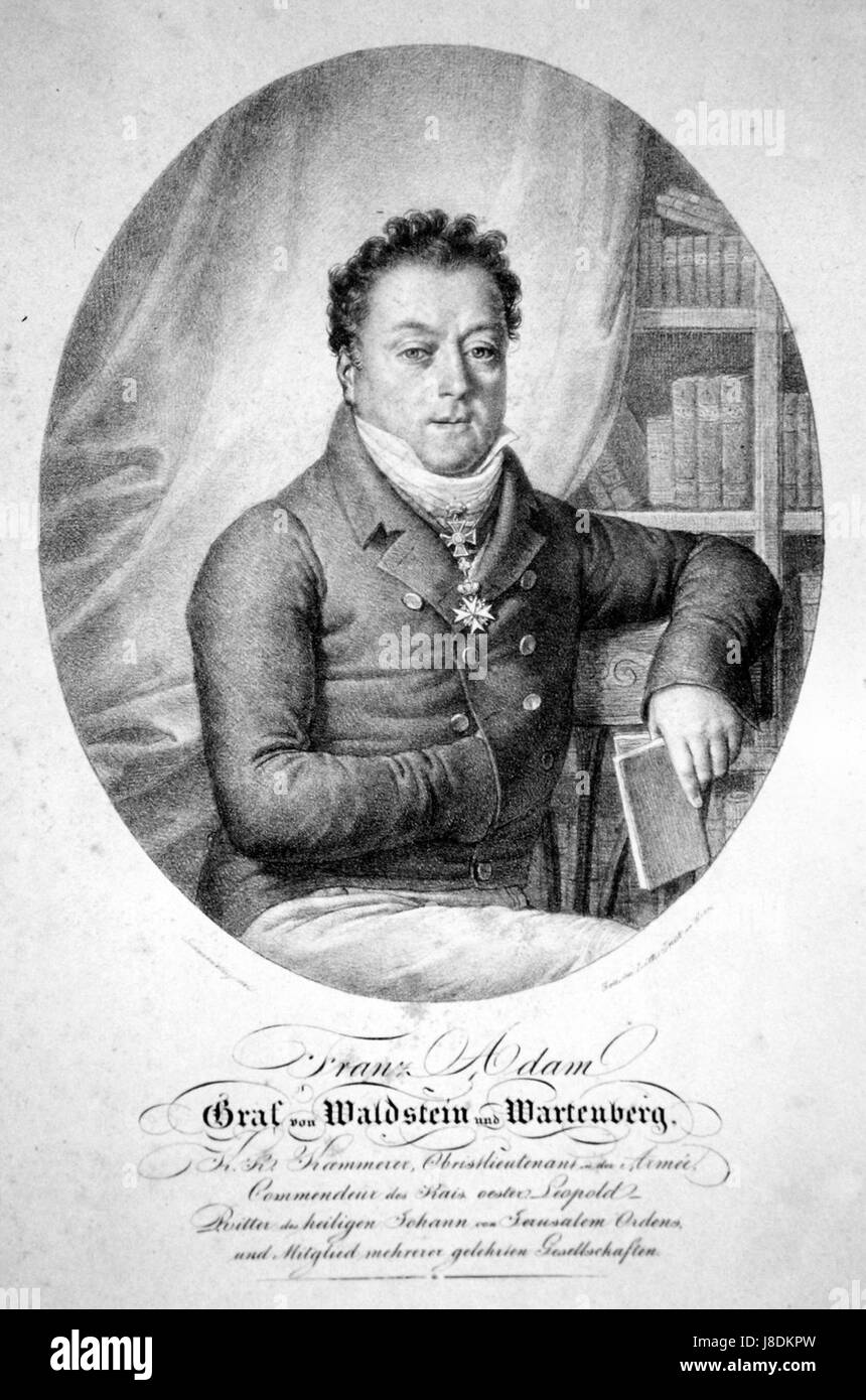 Franz Adam Waldstein was an 18th-century Austrian nobleman and patron ...