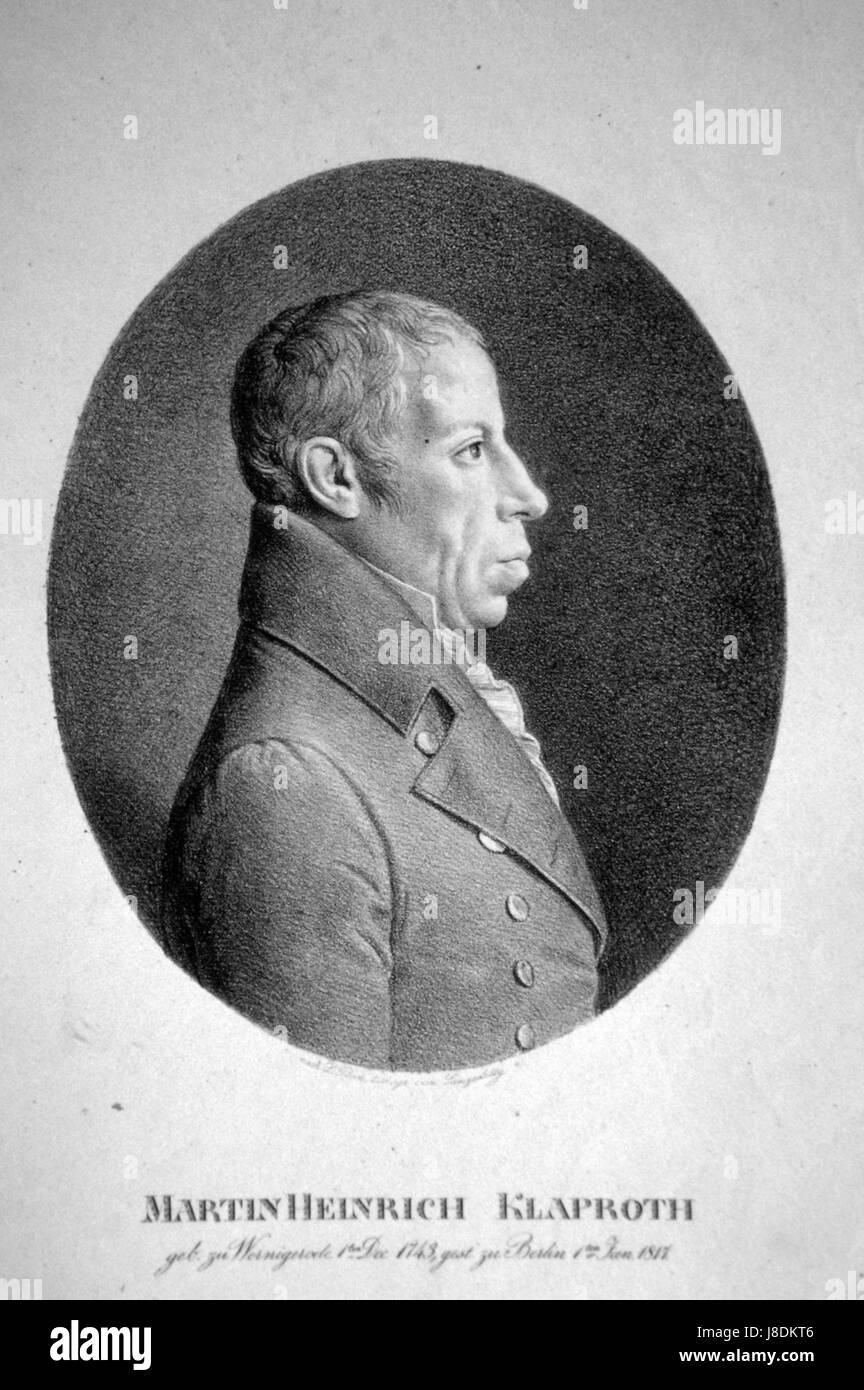 Klaproth hi-res stock photography and images - Alamy