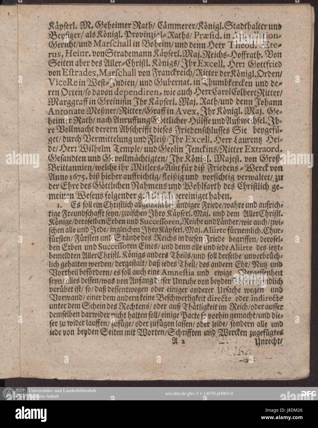 The Treaty of Nijmegen (Friede von Nimwegen) was a series of peace ...