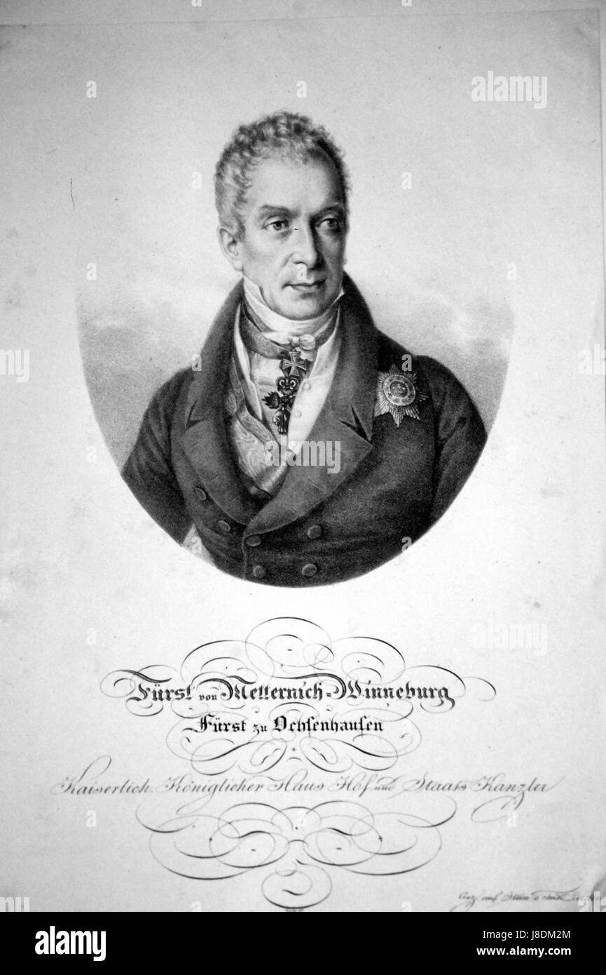 Metternich photograph hi-res stock photography and images - Alamy