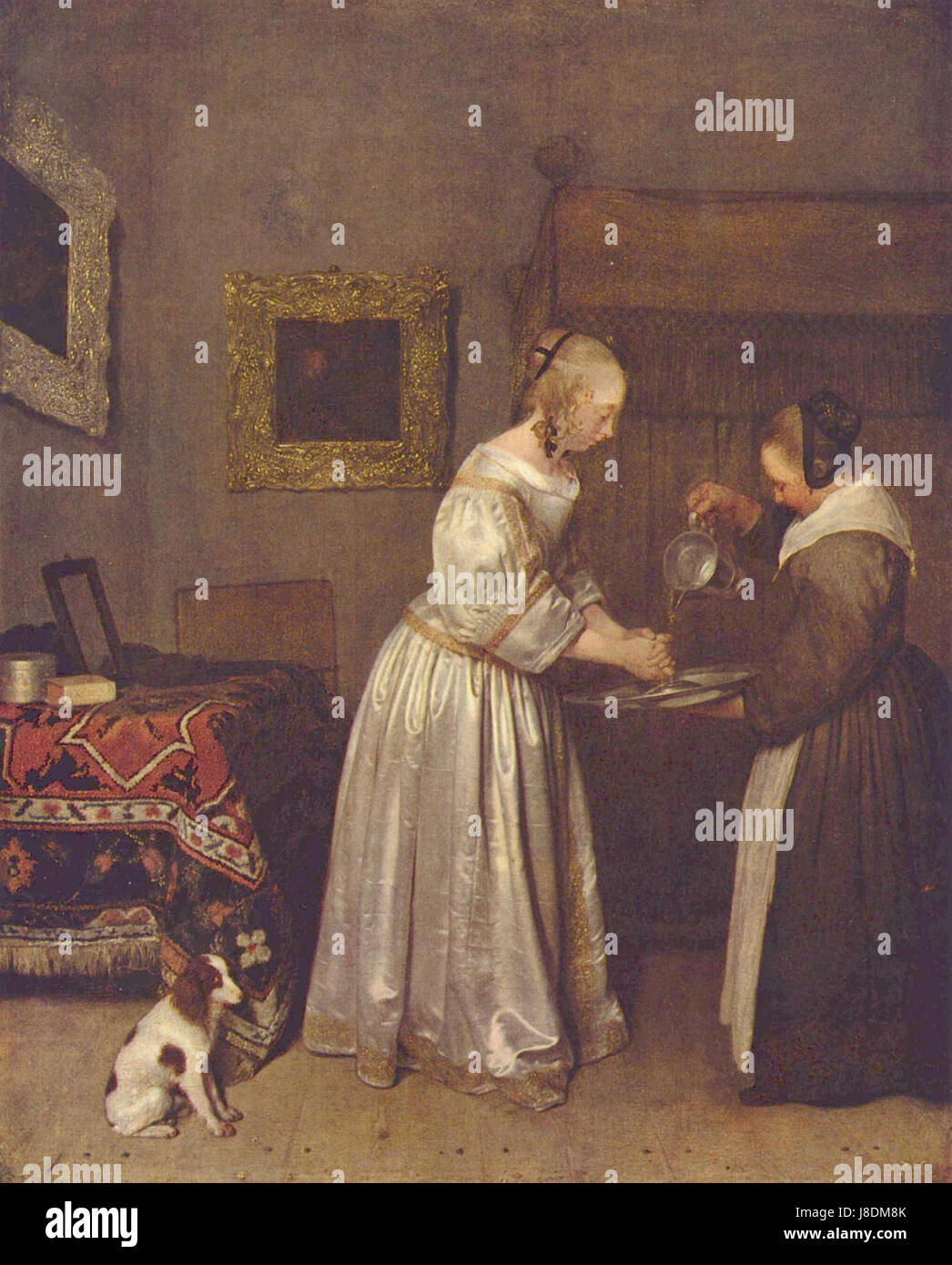 Gerard ter Borch d. J., a renowned Dutch Baroque painter, was known for ...