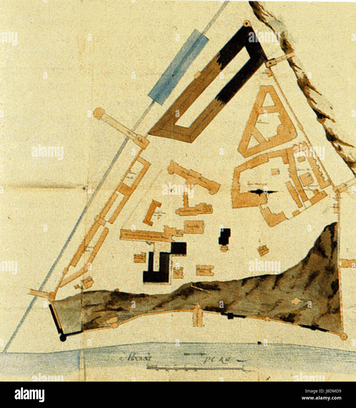 Old moscow plan hi-res stock photography and images - Alamy