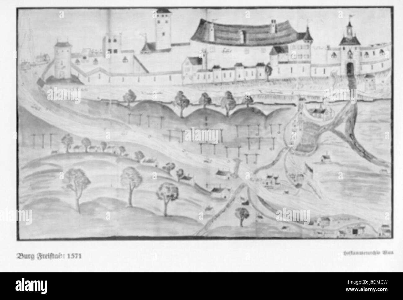 Freistadt map Black and White Stock Photos & Images - Alamy