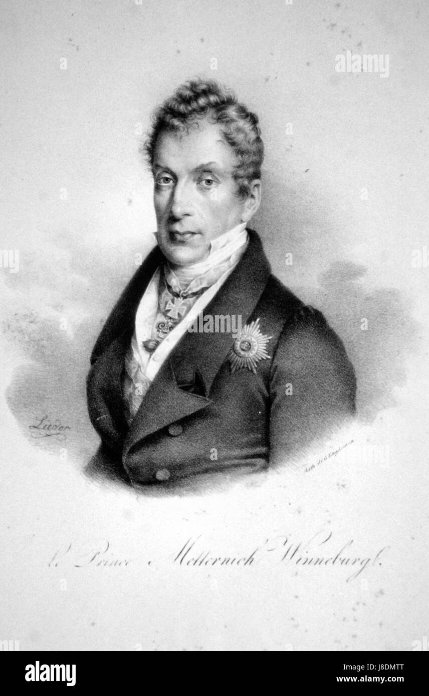 Prince metternich austrian hi-res stock photography and images - Alamy