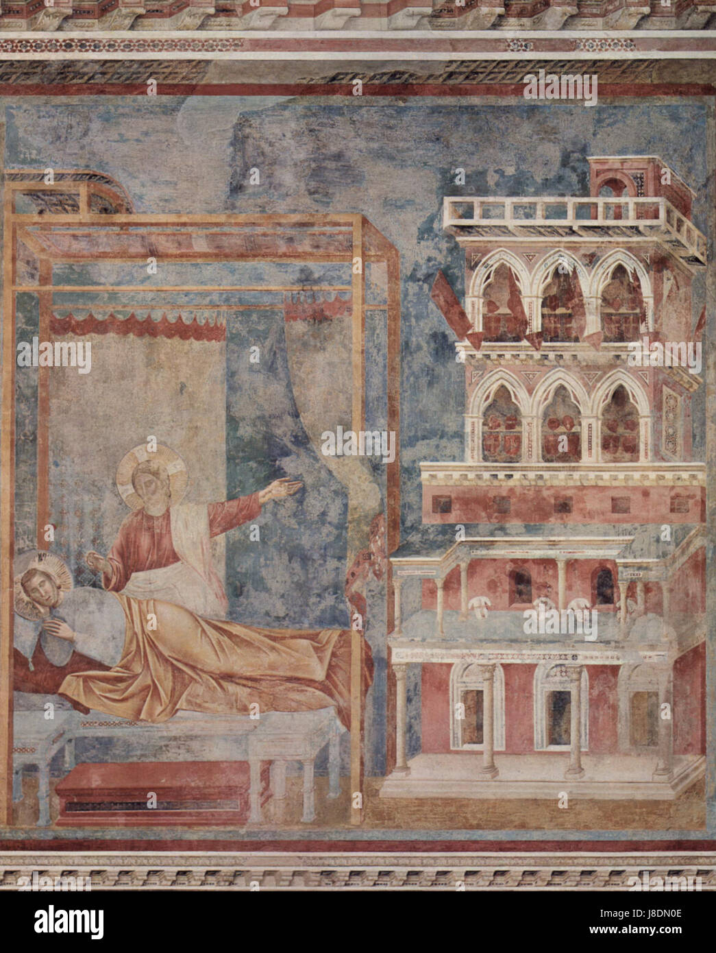 Giotto di Bondone was a renowned Italian painter and architect, widely ...