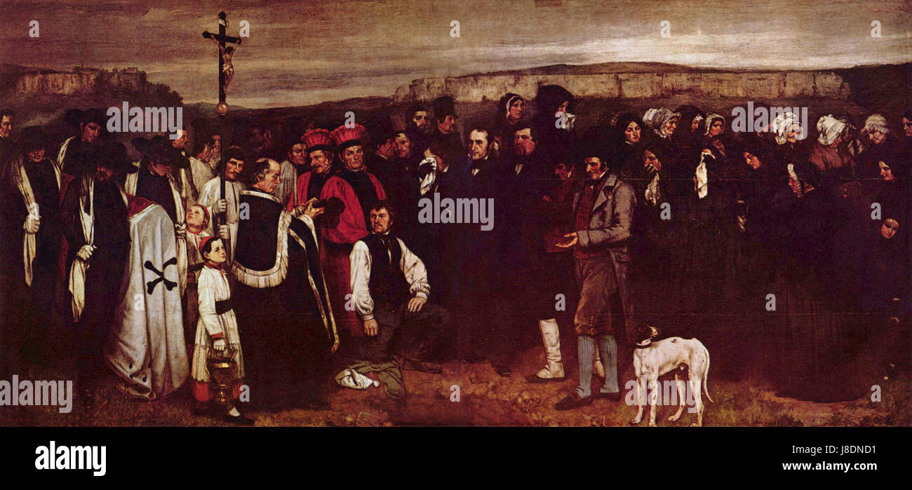 Gustave Courbet's painting '003' exemplifies his skill in realistic ...