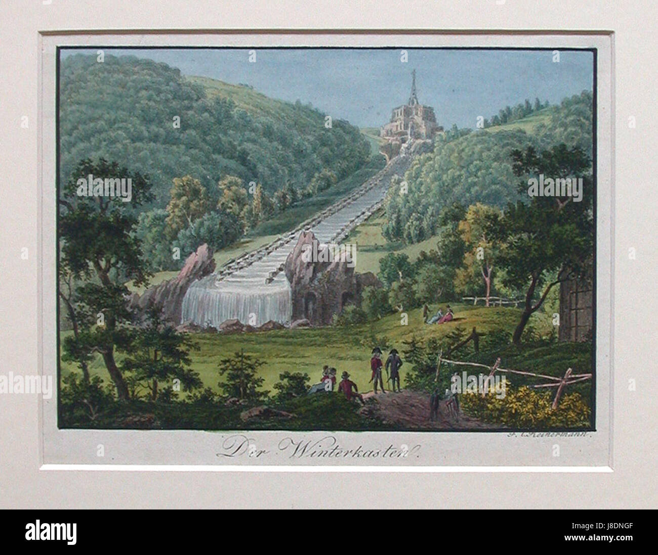 The Herkules statue in Kassel, Germany, completed in 1800, stands as a ...