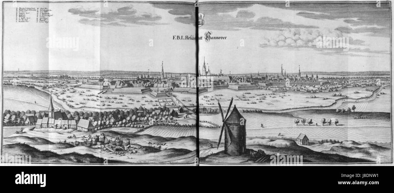 Hannover map Black and White Stock Photos & Images - Alamy
