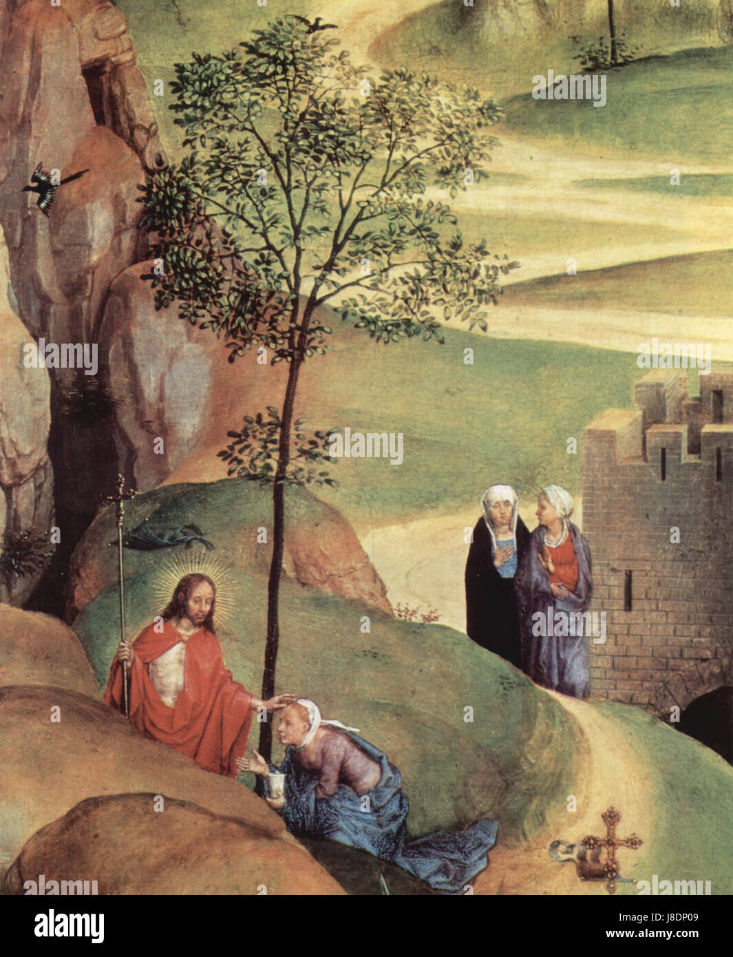 This artwork by Hans Memling, numbered '058,' refers to one of his ...