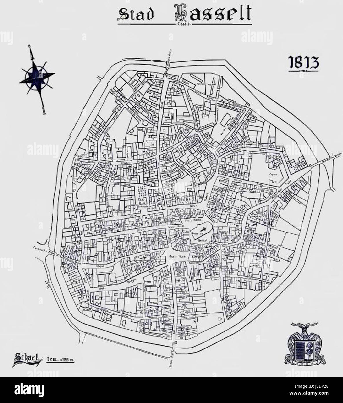 Hasselt map hi-res stock photography and images - Alamy