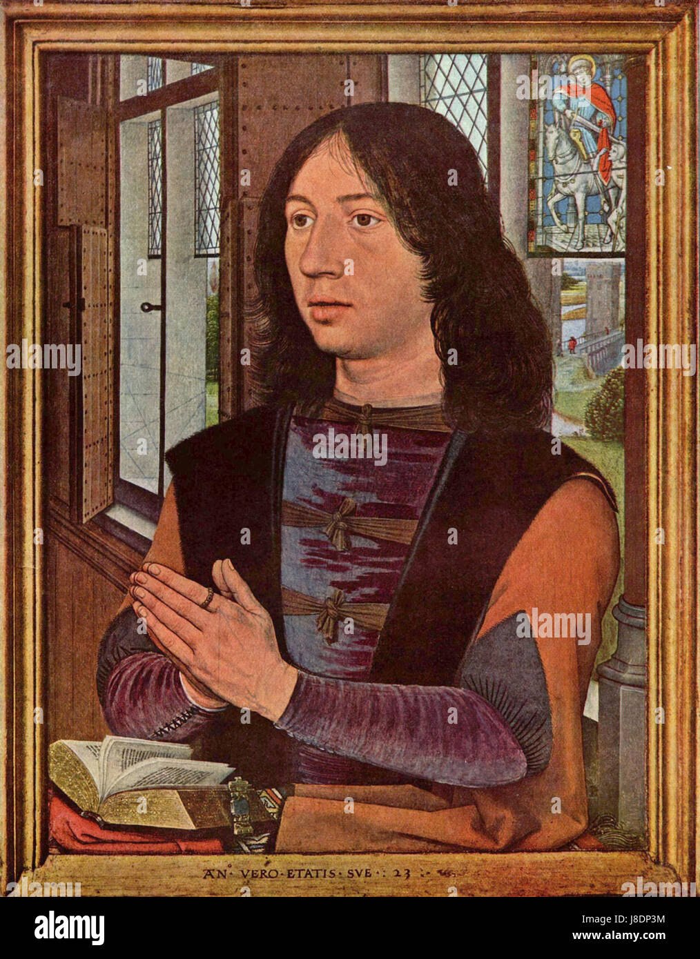 This artwork is a piece by Hans Memling, a prominent 15th-century ...