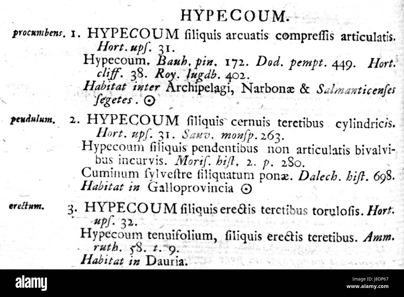 Carl linnaeus plants Black and White Stock Photos & Images - Alamy