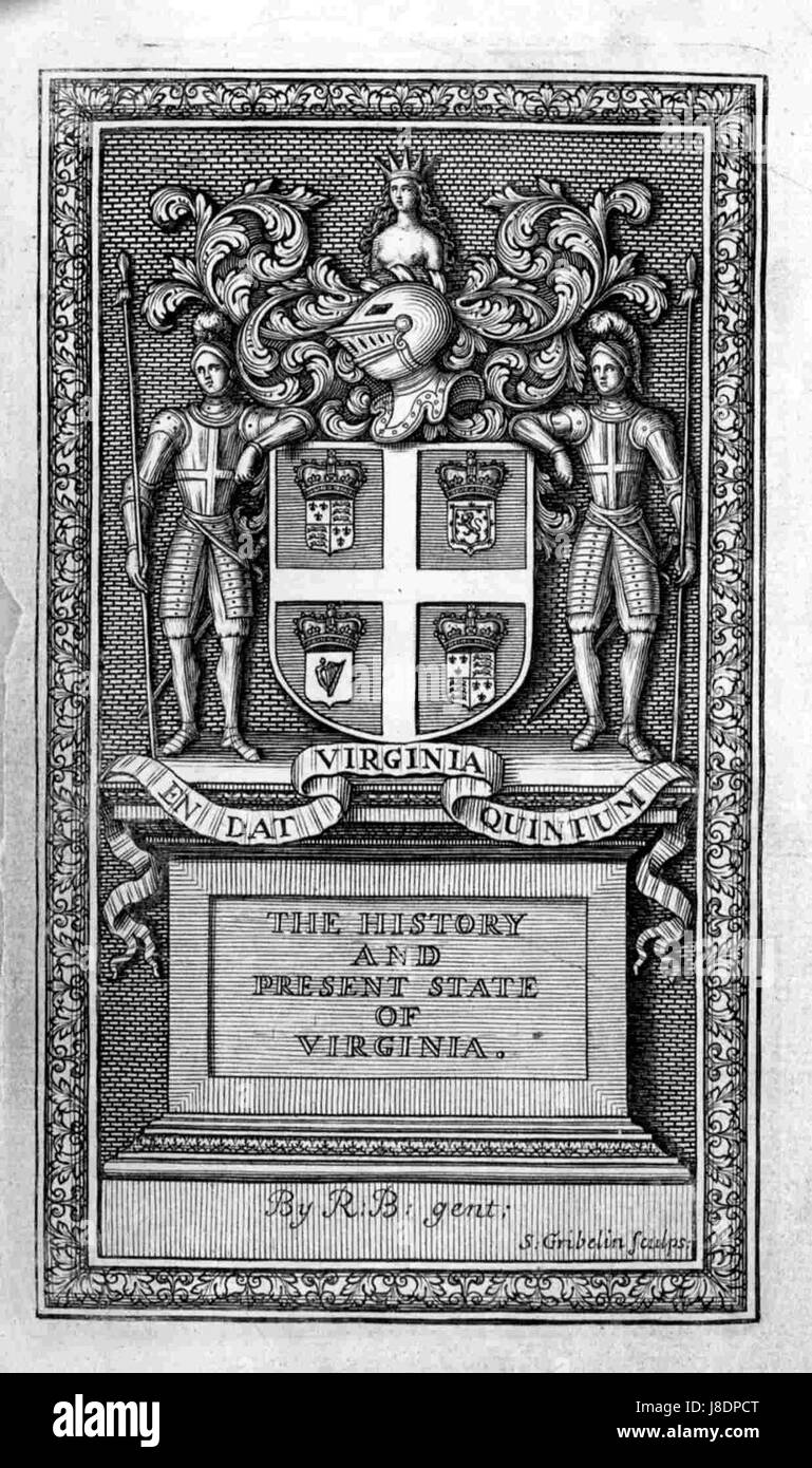 The 'History and Present State of Virginia' is a historical book ...