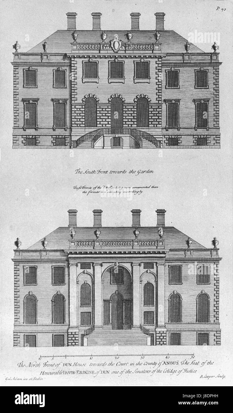 William adam architecture Black and White Stock Photos & Images - Alamy