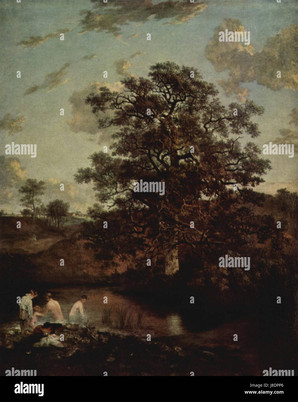 A painting by John Crome, an English artist, known for his landscape ...