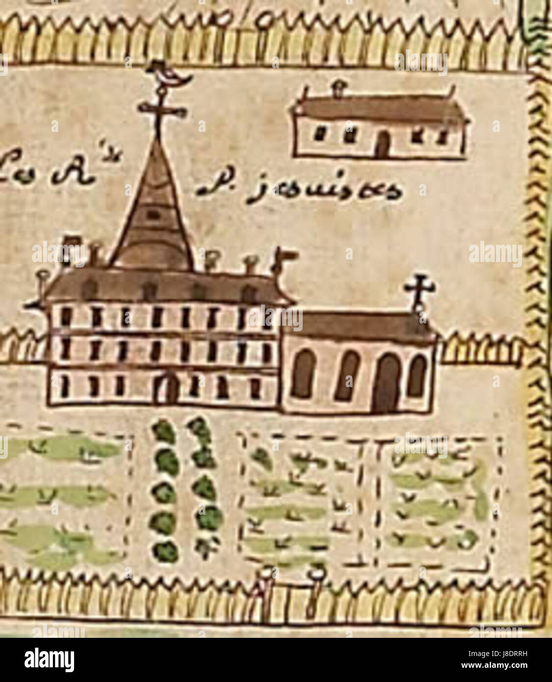 The Jesuit Convent in New Orleans, dating back to the 1730s, was a ...