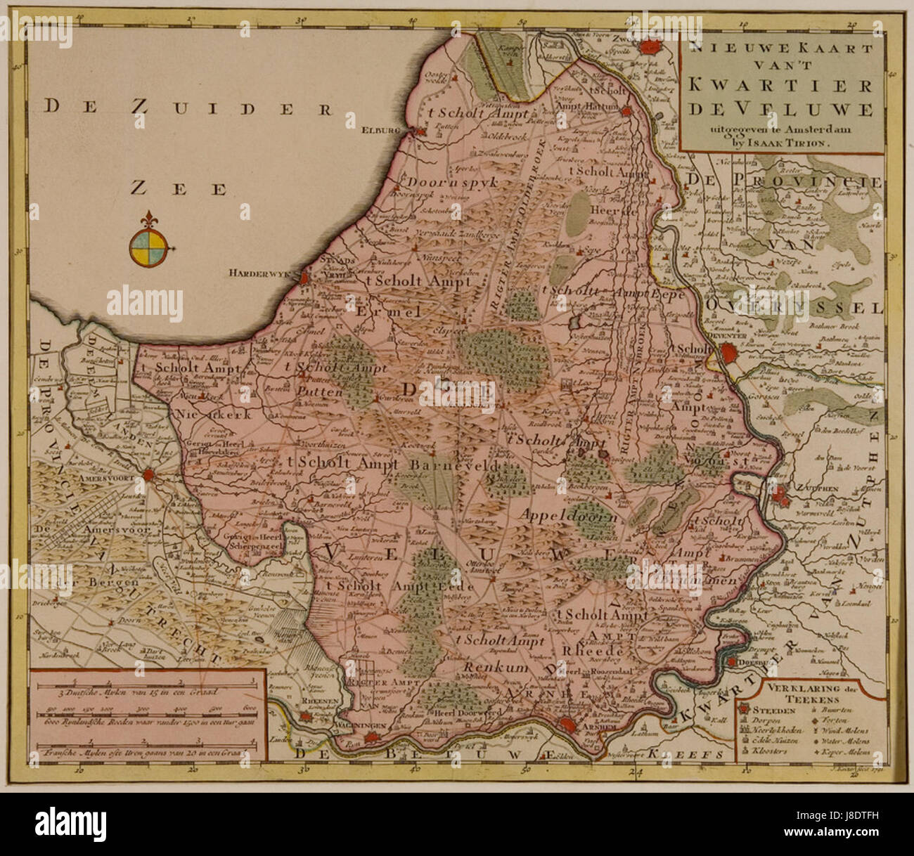 Map of the veluwe hi-res stock photography and images - Alamy