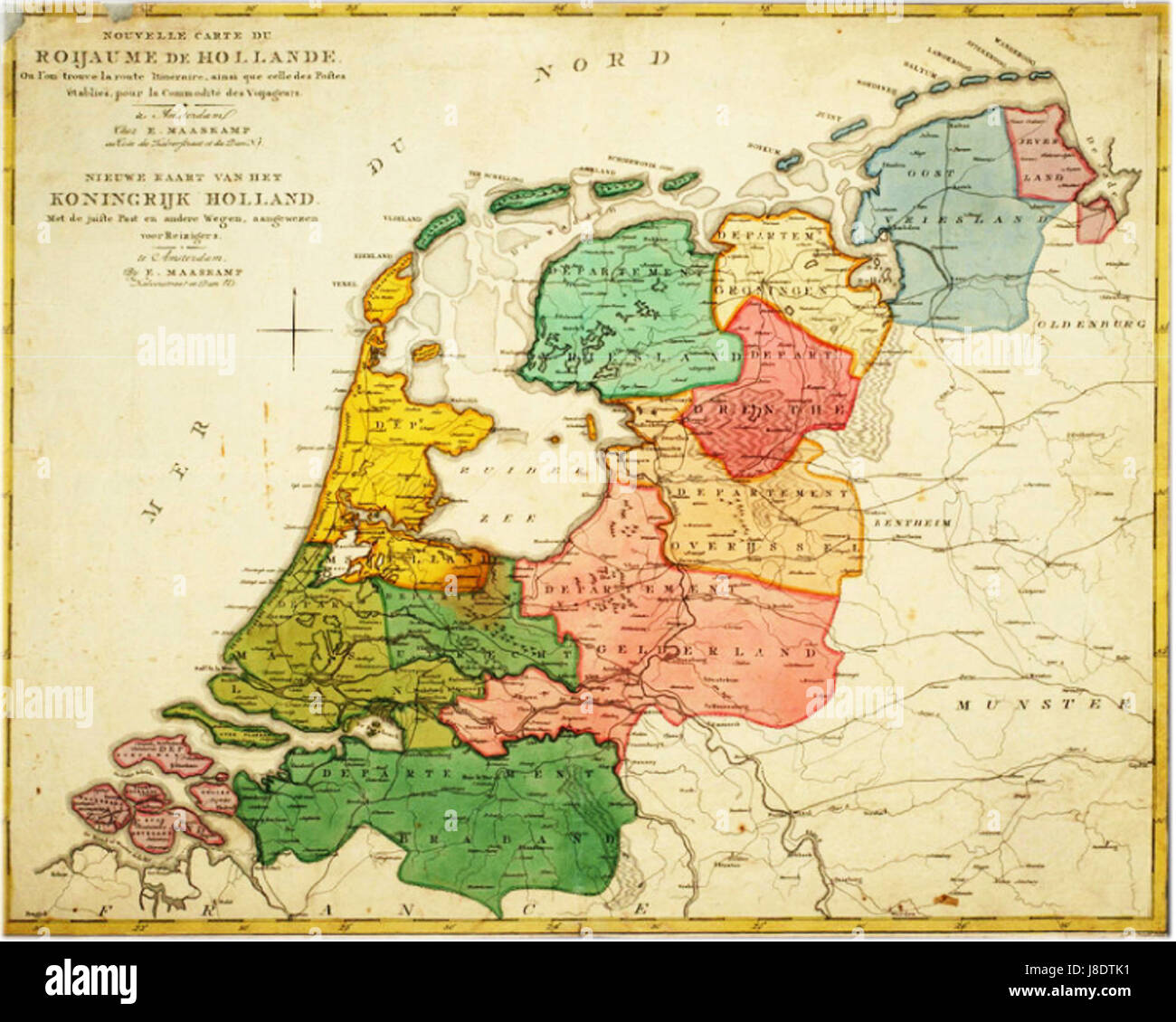 Koningkrijk Holland, 1809, refers to the Kingdom of Holland during its ...
