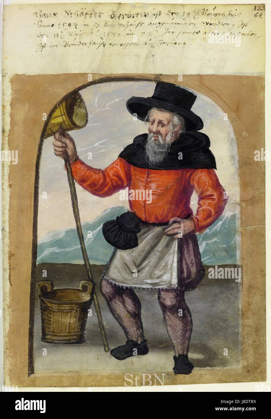 This is an illustration from 'Landauer I,' a historical text or ...