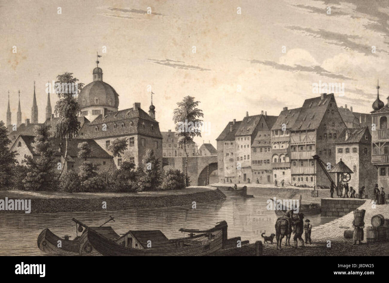 Ludwigskanal, a historical canal in Bavaria, Germany, was an important ...